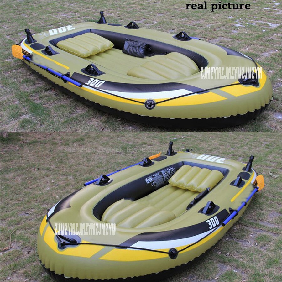 2 person child inflatable fishing boat PVC Rowing ... – Vicedeal