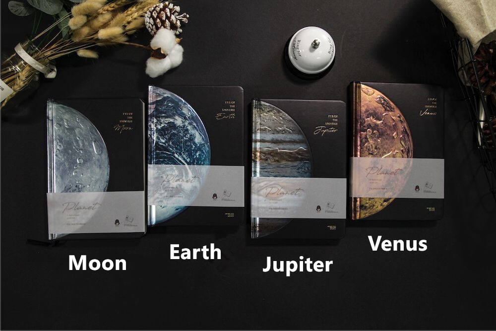 "Planet Dream" Hard Cover Lined Papers Notebook Jo... – Grandado