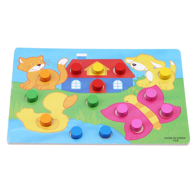 Wooden Puzzle Games Toys Learning Color And Shape ... – Grandado