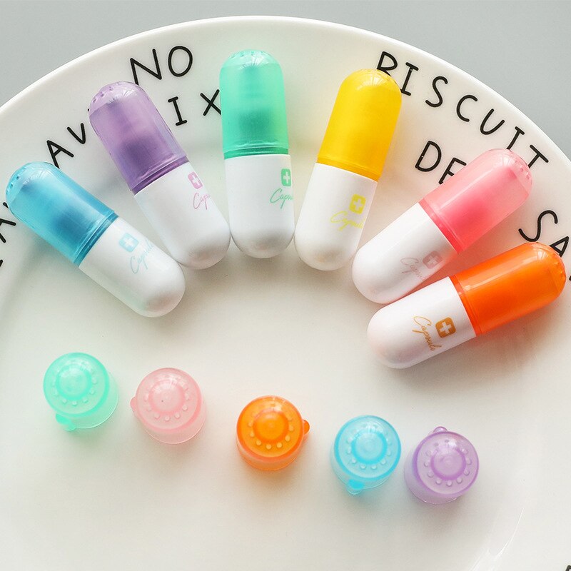 1 Pcs Cute Capsules Highlighter Drawing Painting W... – Grandado