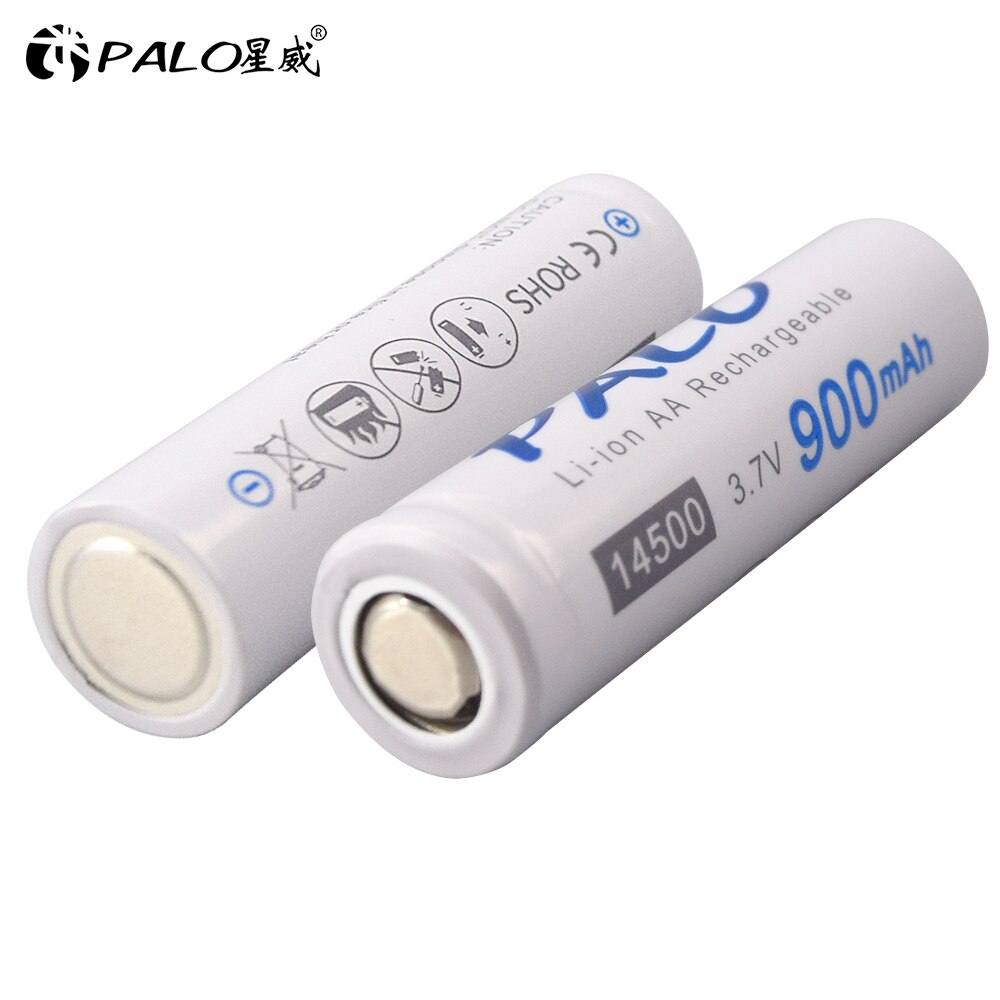 PALO 900mAh Original 3.7V 14500 battery 14500 AA L... – Vicedeal