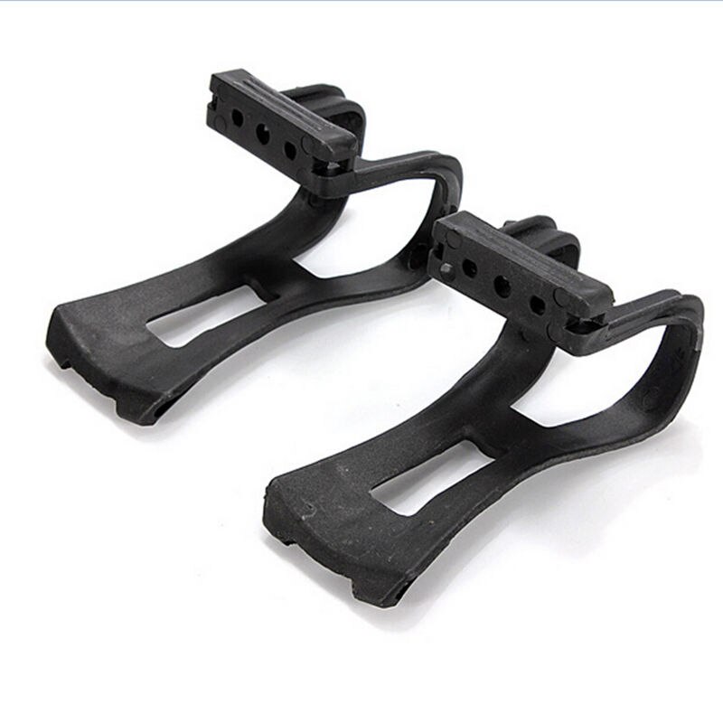 Bicycle Bike Strapless Toe Pedal Clips Black Ultra... – Grandado
