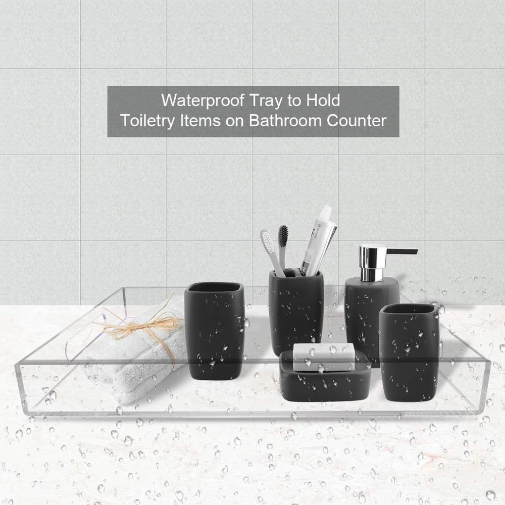 Clear Serving Tray 12x16 Inches -Spill Proof- Acry... – Grandado