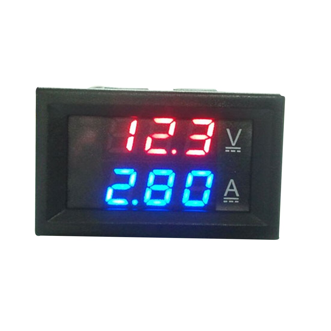 100V 10A Dc Voltmeter Amperemeter Blauw + Rood Led... – Grandado