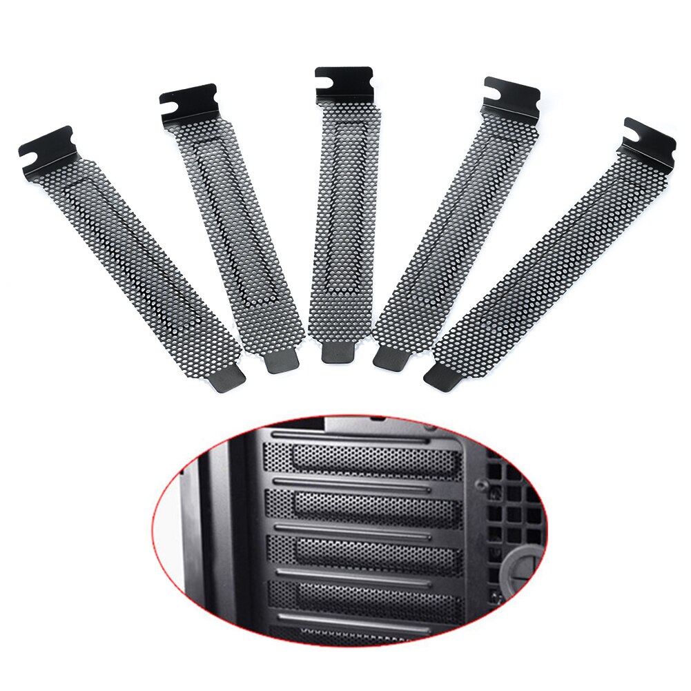 5pcs Black Hard Steel Dust Filter Blanking Plate P... – Grandado