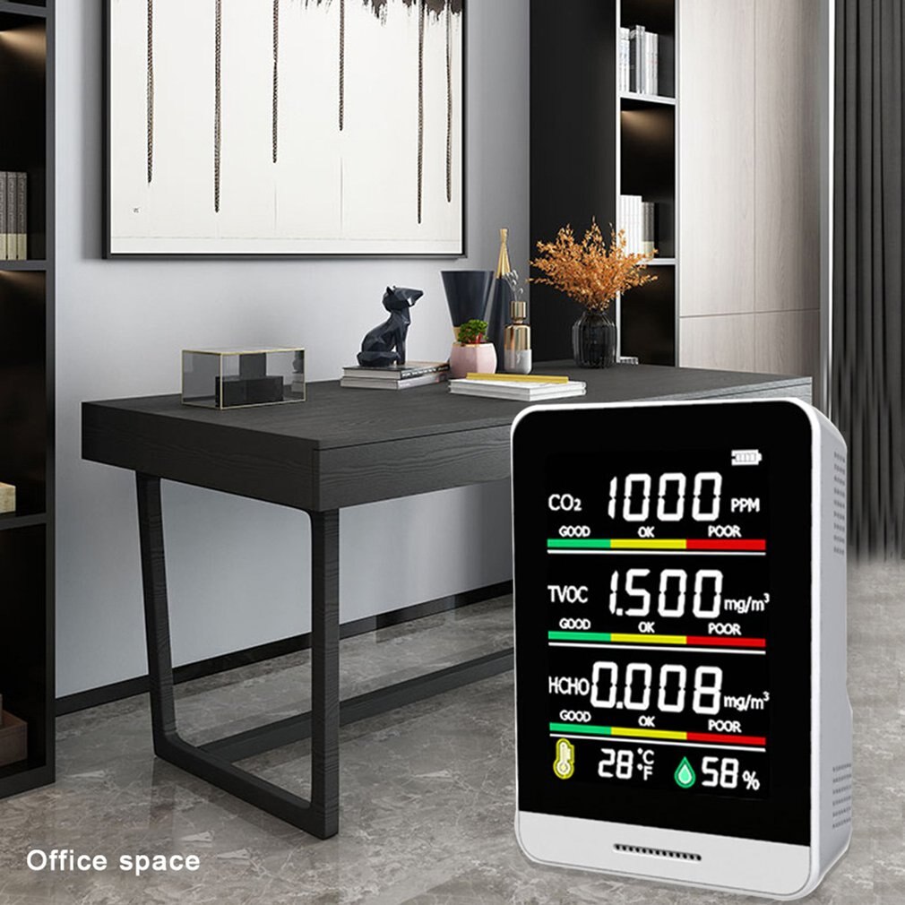 Carbon Dioxide Detector Portable Air Detector Temp... – Vicedeal