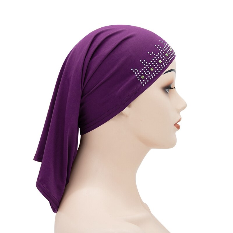 Stretchable Hijab Underscarf Cap Shawl Muslim Isli... – Grandado