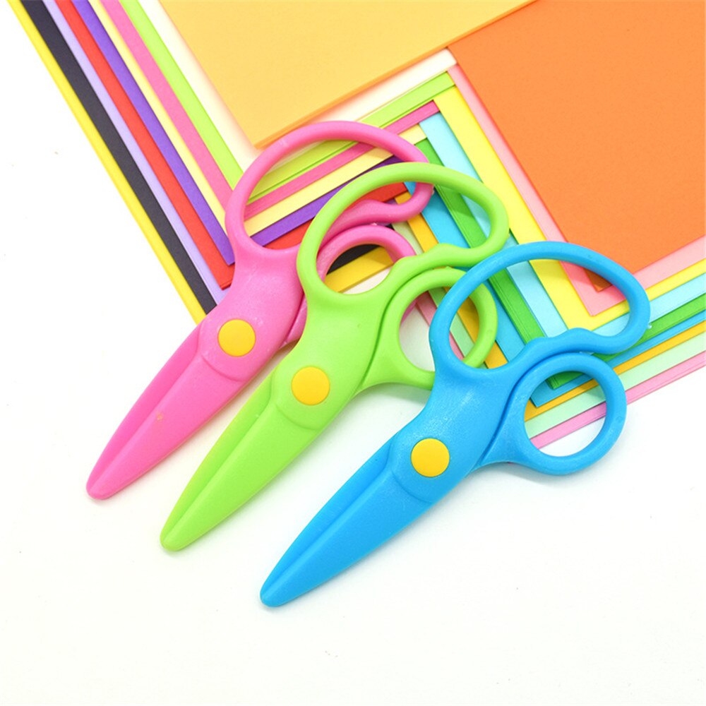 Candy Color Safety Scissors for Kids DIY Paper Cut... – Grandado