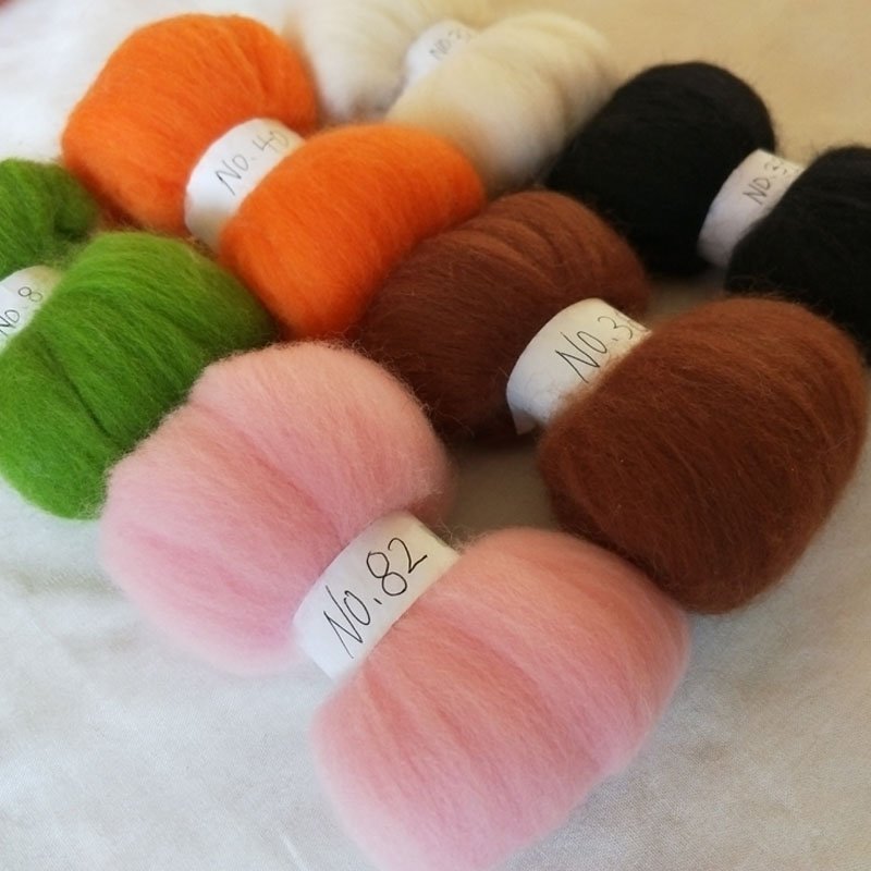 WFPFBEC felt wool roving merino wool felt kit need... – Vicedeal