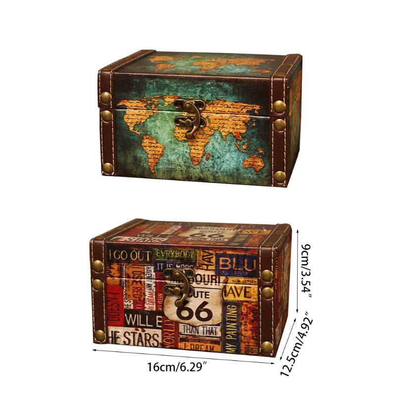 European Vintage Jewelry Storage Box Multipurpose ... – Vicedeal