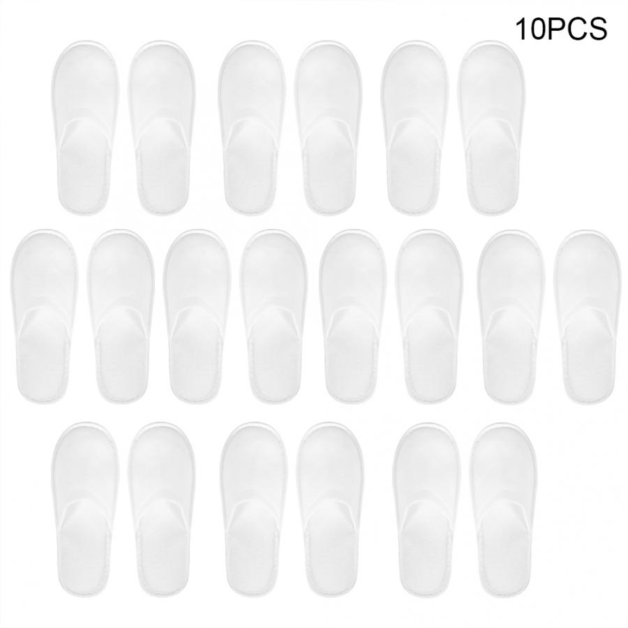 10Pcs non-woven Hotel Slippers Disposable SPA Slip... – Grandado