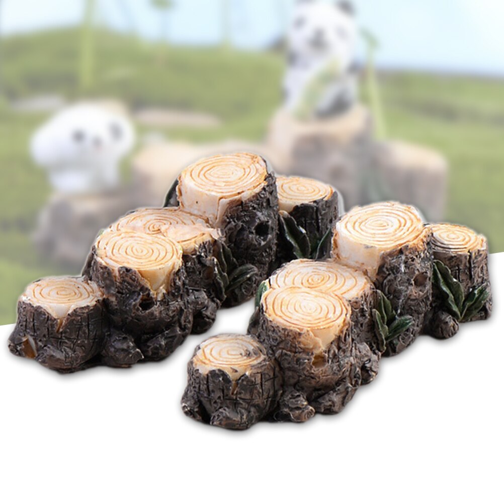 1pc Tree Stump Bridge Mini Resin Fairy Garden Mini... – Grandado