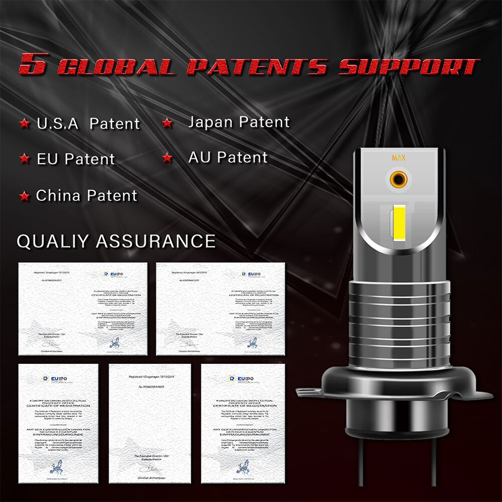 TXVSO8 H7 Led-leuchten für Auto Mini 6000K Scheinw... – Vicedeal