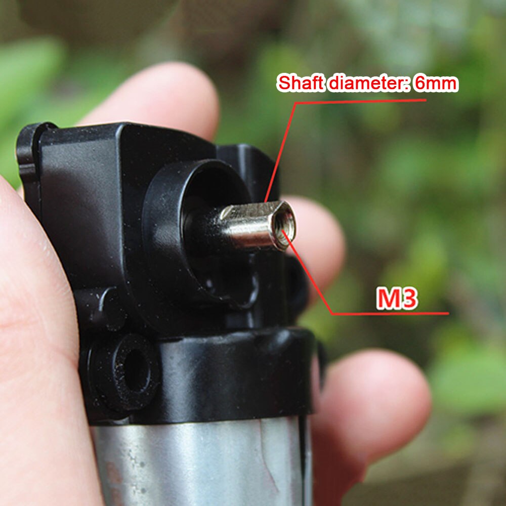 Micro Mini Electric Gear Motor 7-shaped WLWG DC 6V... – Grandado