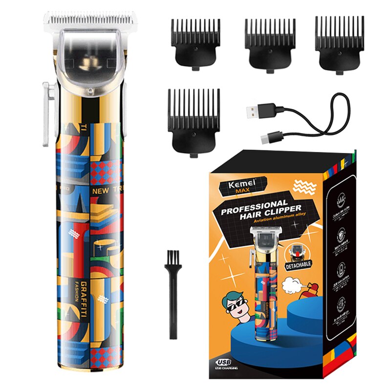 beard hair trimmer for men adjustable hair clipper... – Grandado