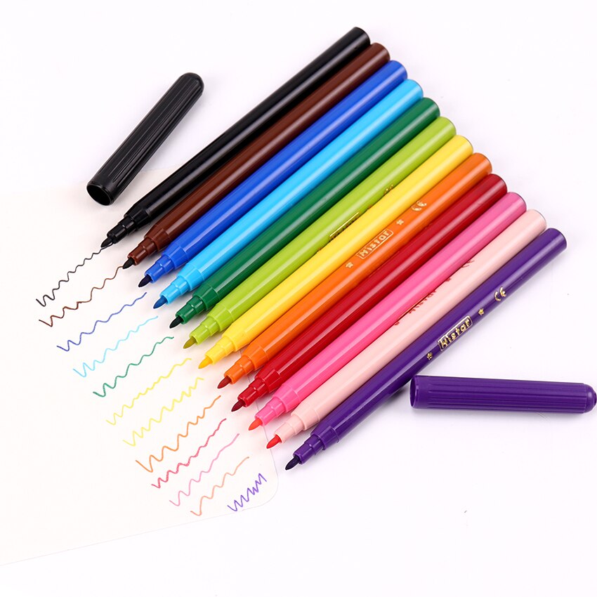 Premium Painting Pen Set Watercolor Pen 12 colors ... – Vicedeal
