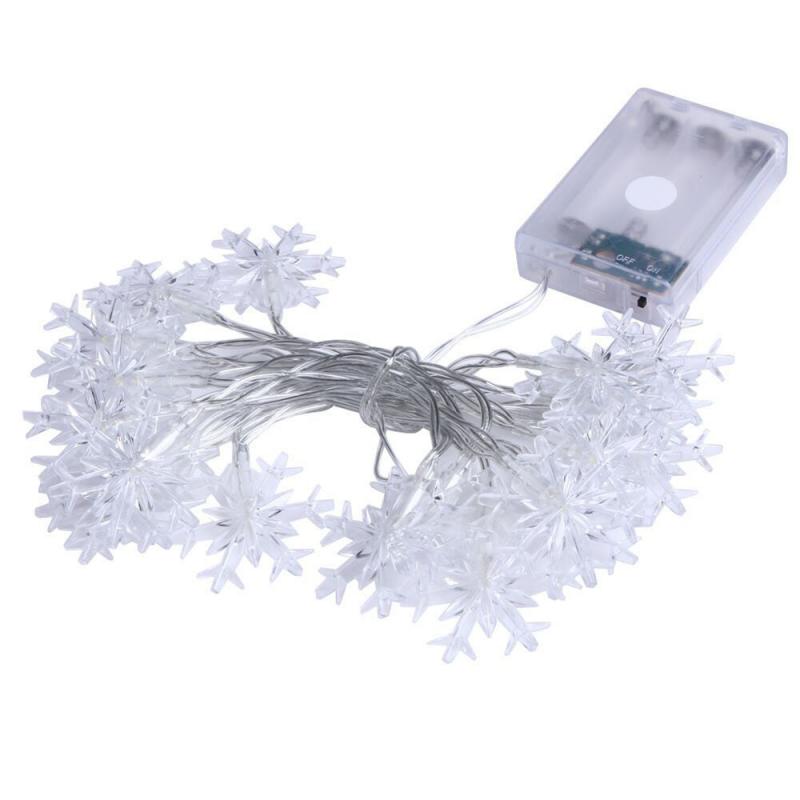 3/6/10M LED Snowflake String Light Christmas Garla... – Grandado