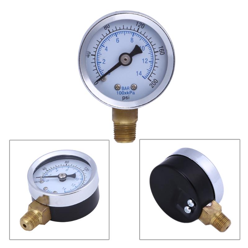 Pressure Gauge Fuel Air Compressor Meter Hydraulic... – Grandado