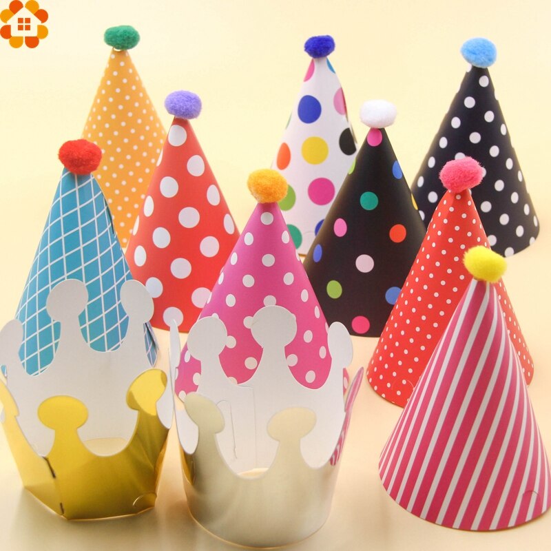 11PCS/Set Colorful Mini Birthday Hat DIY Paper Hat... – Grandado