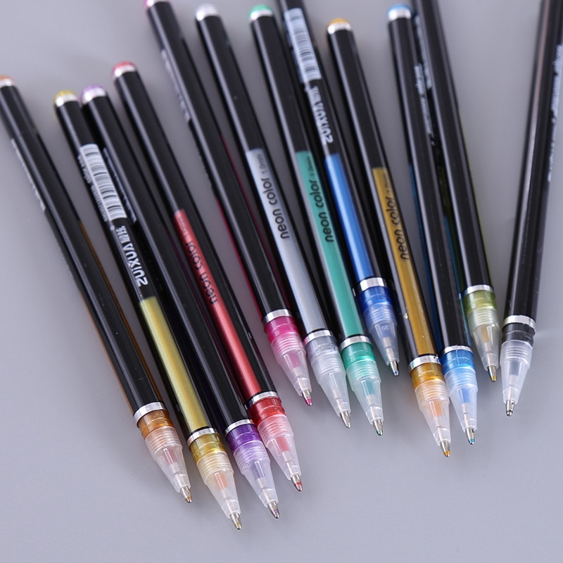 Neon Color Highlighter Students DIY Colored Marker... – Grandado