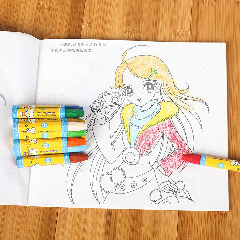 12 Color oil pastel set artist painting oil pastel... – Grandado