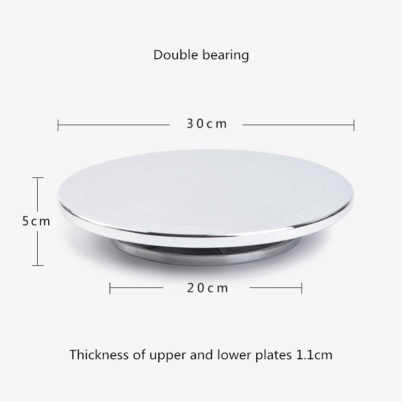 Pottery aluminum alloy double-sided turntable scul... – Grandado