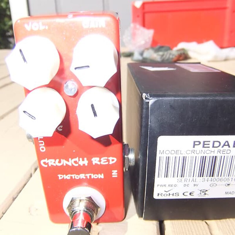 MOSKY CRUNCH RED Pedal Guitar Multi- Effects Proce... – Grandado