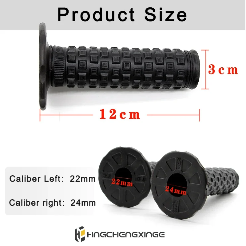Motorcycle grip Dirt Bike Grips 7/8" Rubber Bike H... – Vicedeal