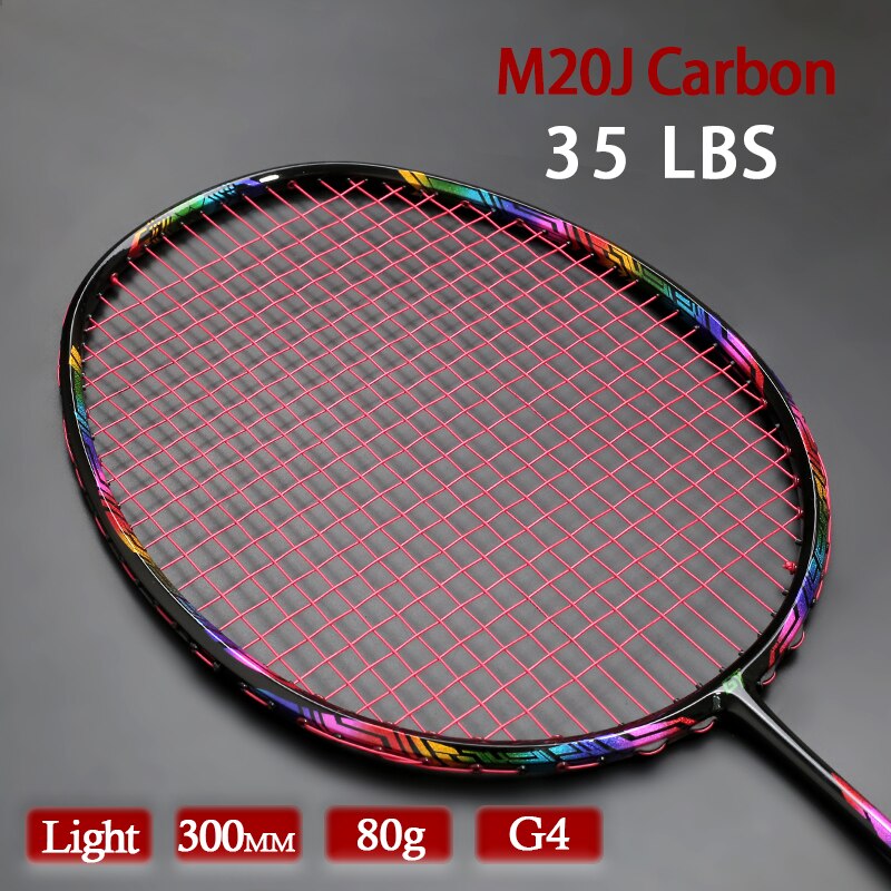 High Tension 35LBS Carbon Fiber Badminton Racket S... – Grandado