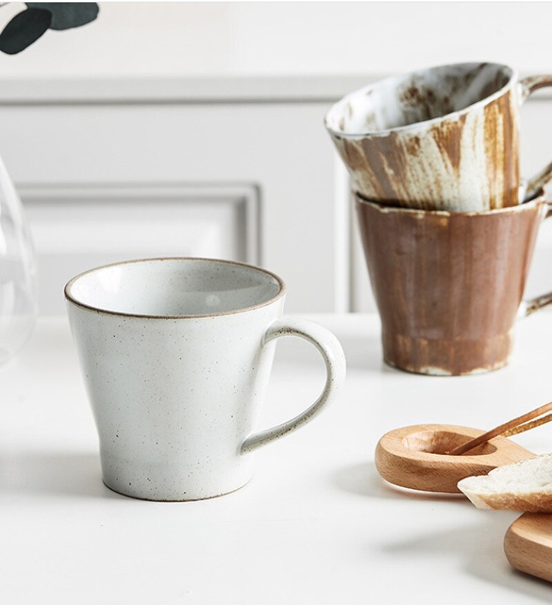 Water Mug Home Decor Vintage Coarse Pottery Coffee... – Grandado