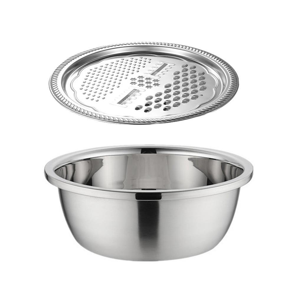 Stainless Steel Basin Washing Vegetable Slices, Po... – Grandado