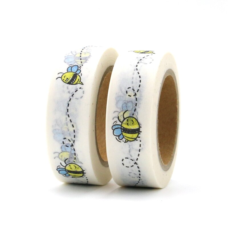 10M Cute Decorative Bees Print Washi Tape Animal D... – Grandado