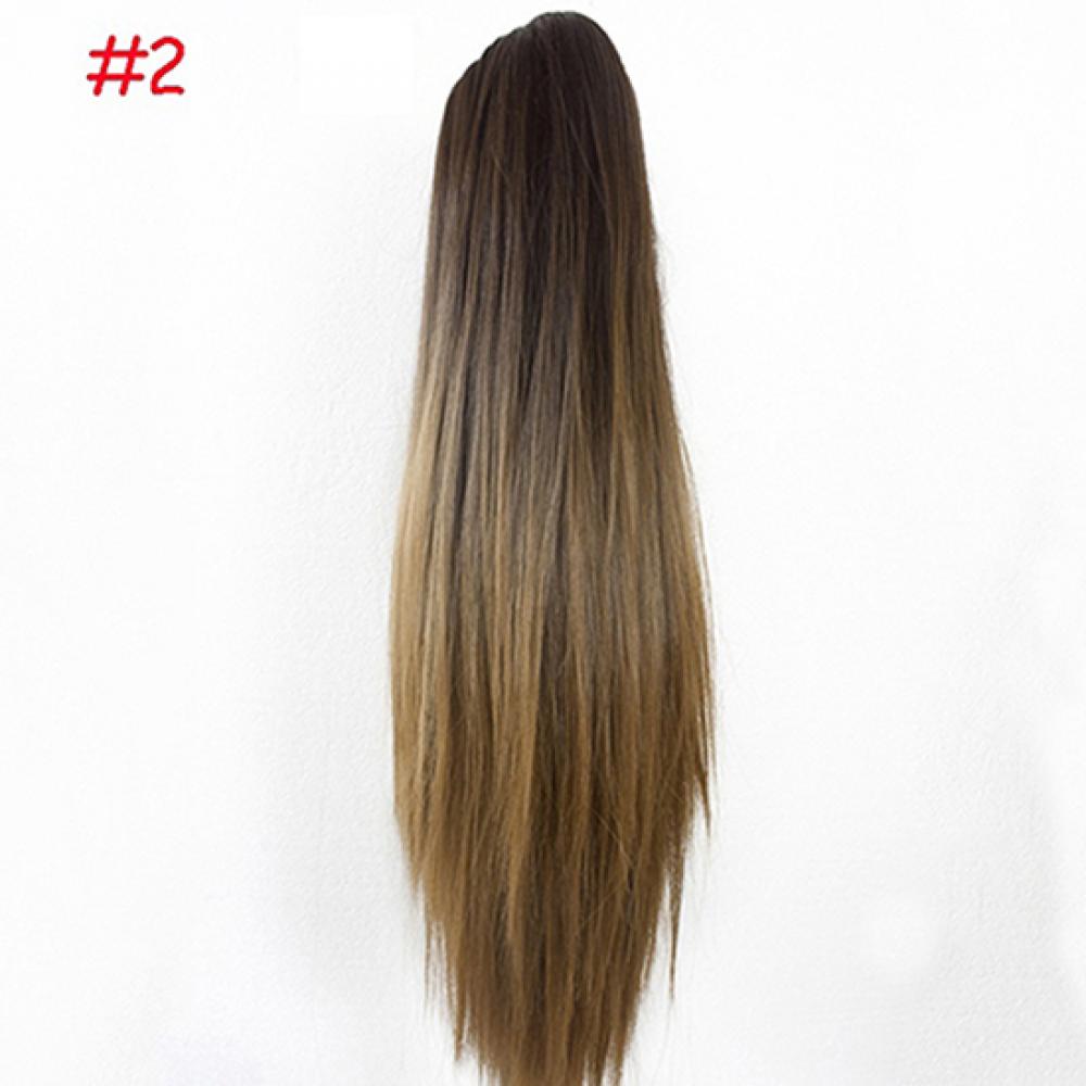 Ponytail Wig Hairpiece Straight Long Women Hair Ex... – Grandado