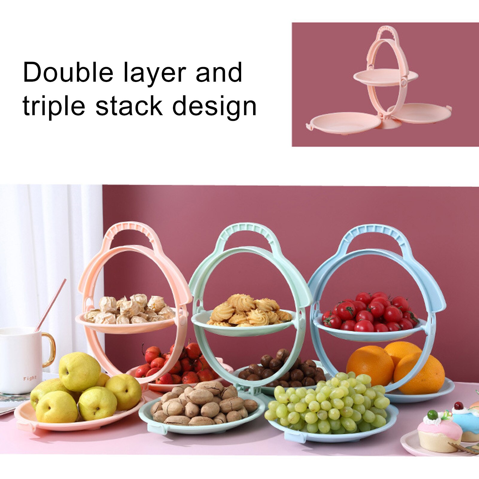 European Style Deluxe Fruit Plate Dessert Display ... – Grandado
