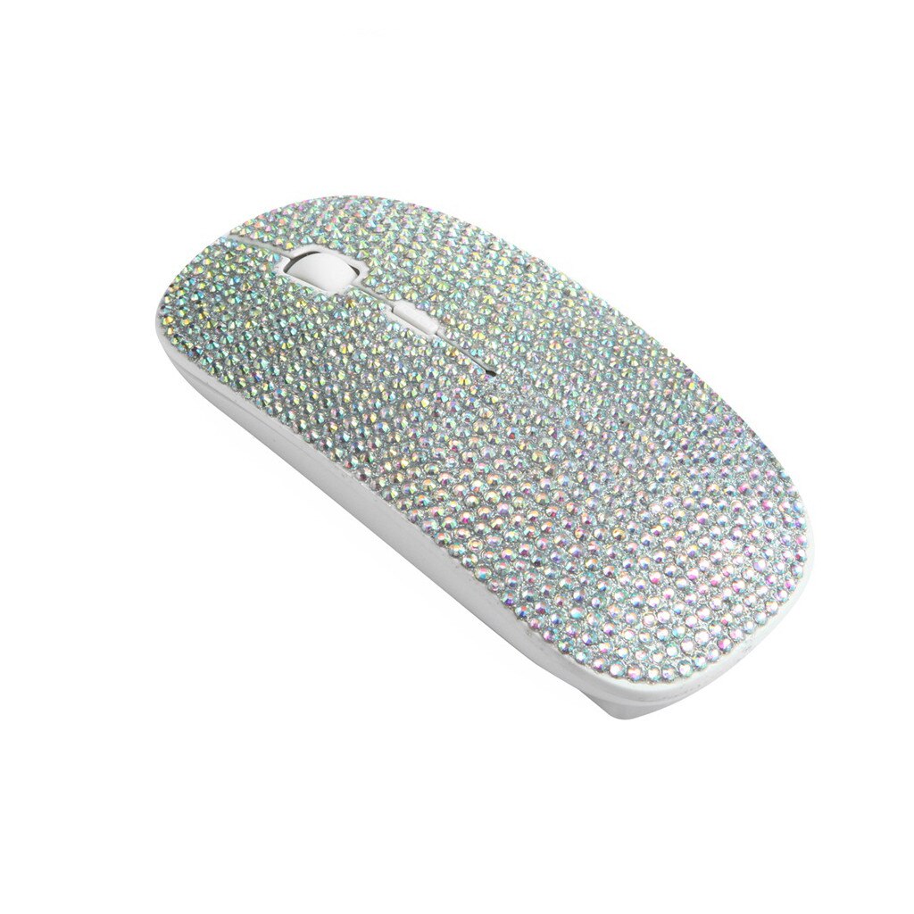 Diamond Mouse Raton 2.4G Wireless Rechargeable USB... – Grandado