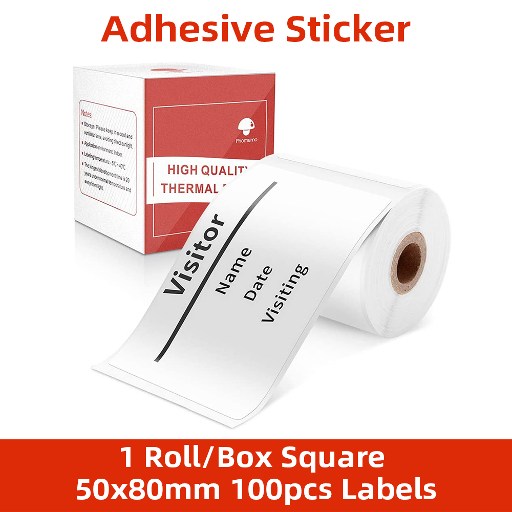 Business Label Sticker Self-Adhesive Thermal Paper... – Grandado
