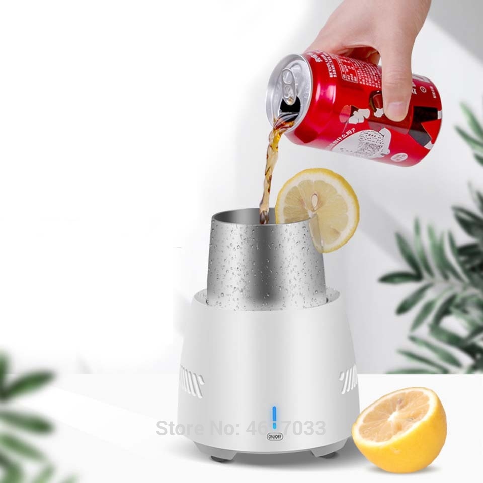 Mini Portable Refrigerator Electric Summer desktop Cooler Kettle Beer ...