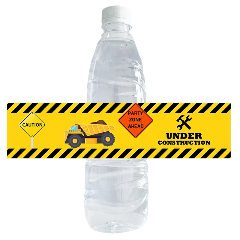 Engineering Vehicle Car Water Sticker Labels Cute ... – Grandado