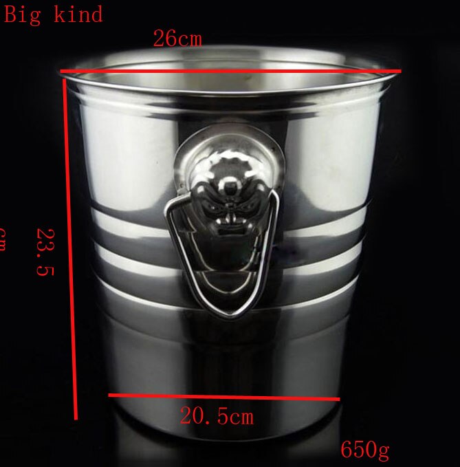 3L 5L 7L Stainless Steel Bar Ice Bucket Two Handle... – Grandado