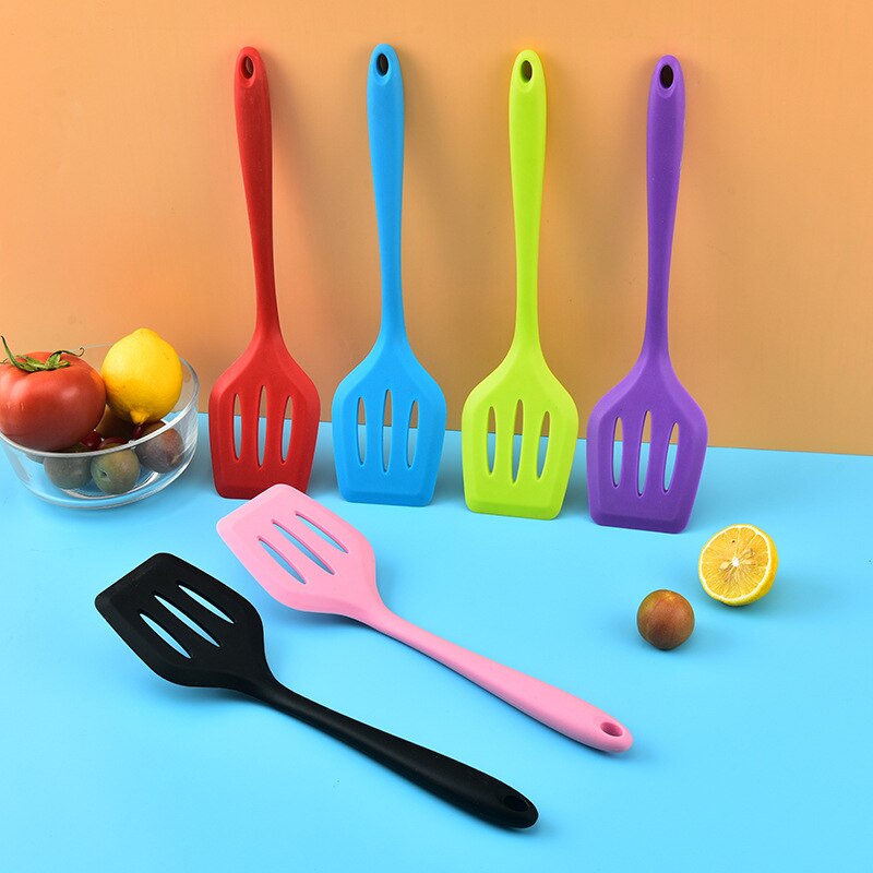 Silicone Turner Spatula Fried Shovel Egg Fish Fryi... – Grandado
