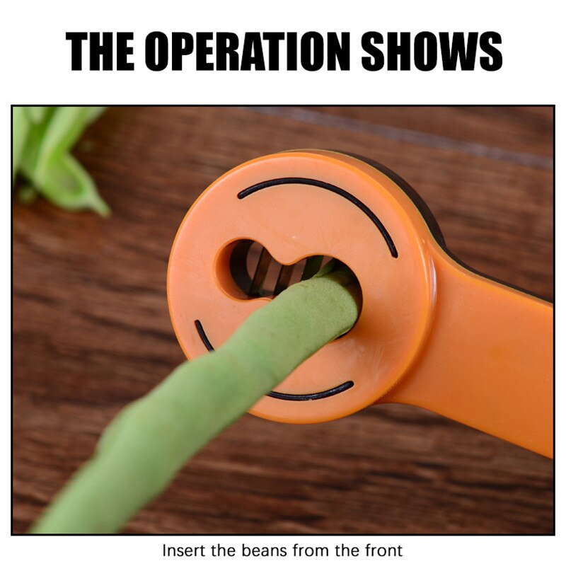 TTLIFE Griff Bean Slicer Cutter Bohnen Zerkleinern... – Vicedeal