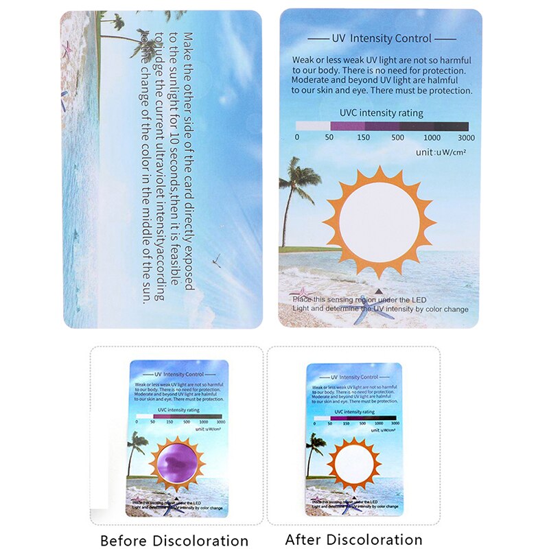 10Pcs/set UVB Test Cards Reptiles Terrarium UV Tes... – Vicedeal