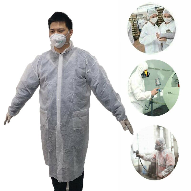Unisex Disposable Coverall Dust Spray Suit Siamese... – Vicedeal