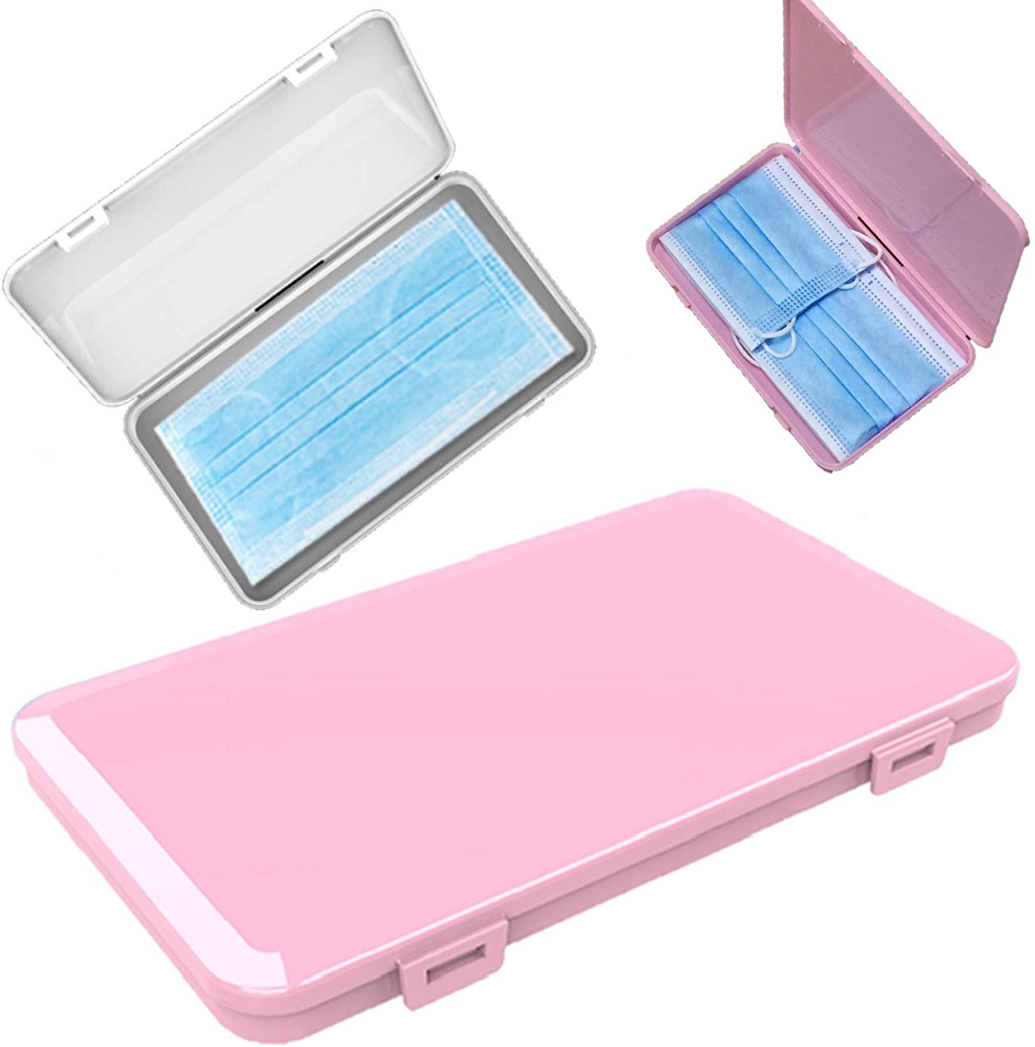 2 Pack Plastic Storage Case Organizer for All Type... – Vicedeal