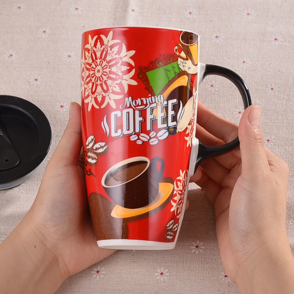 Fall Cute Cartoon Ceramic Coffee Milk Mug Mugs Bre... – Grandado