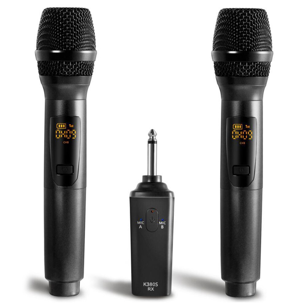 2Pcs K380S Portable Wireless Mic Karaoke KTV Party... – Vicedeal