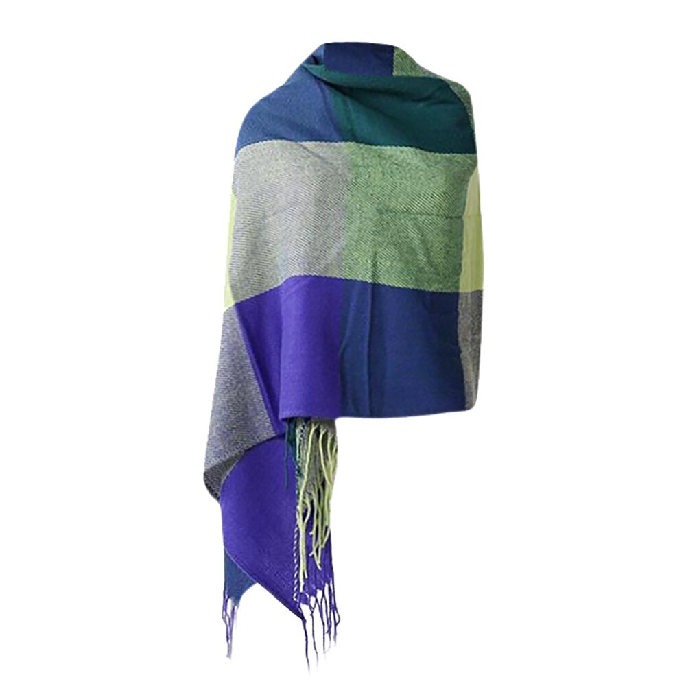 hijab scarf women and Autumn Scarves Plaid Tassel ... – Vicedeal