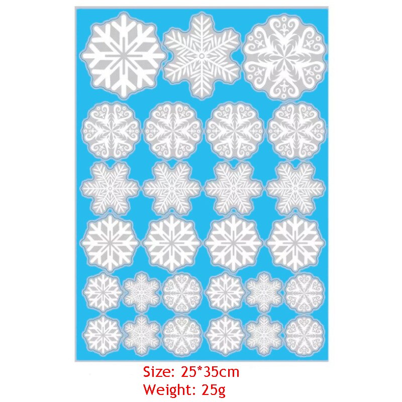 PVC Christmas Window Wall Static Stickers Christma... – Grandado