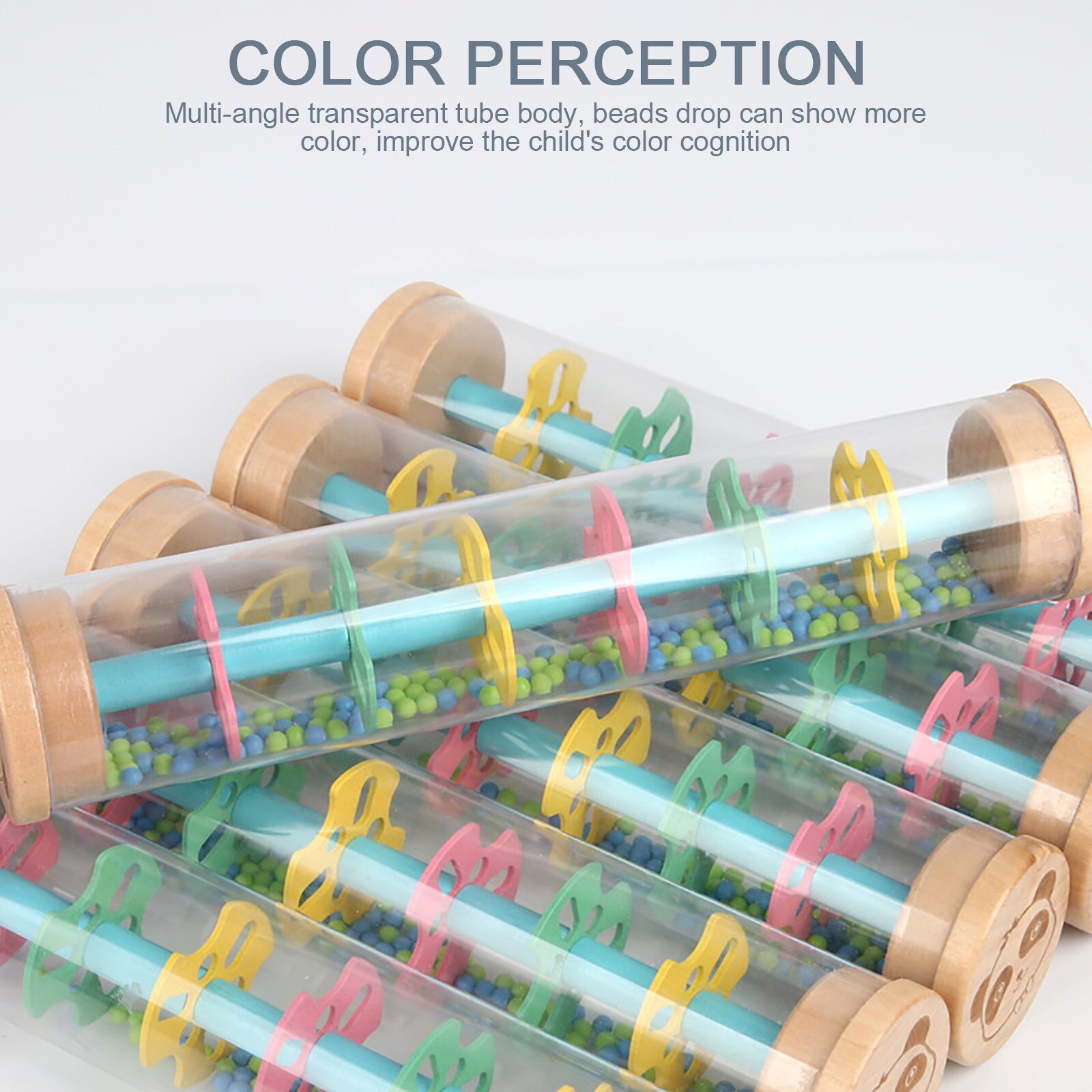 Rainbow Hourglass Rain Rainmaker Rain Stick Musica... – Grandado