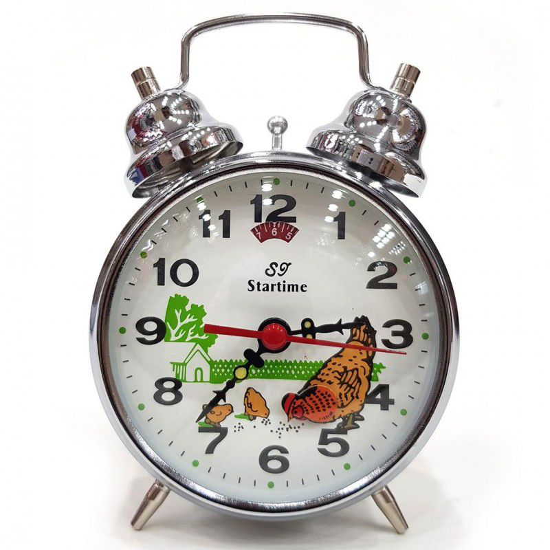 Alarm Clock Chicken Clock Table Clock Nostalgic Ku... – Grandado